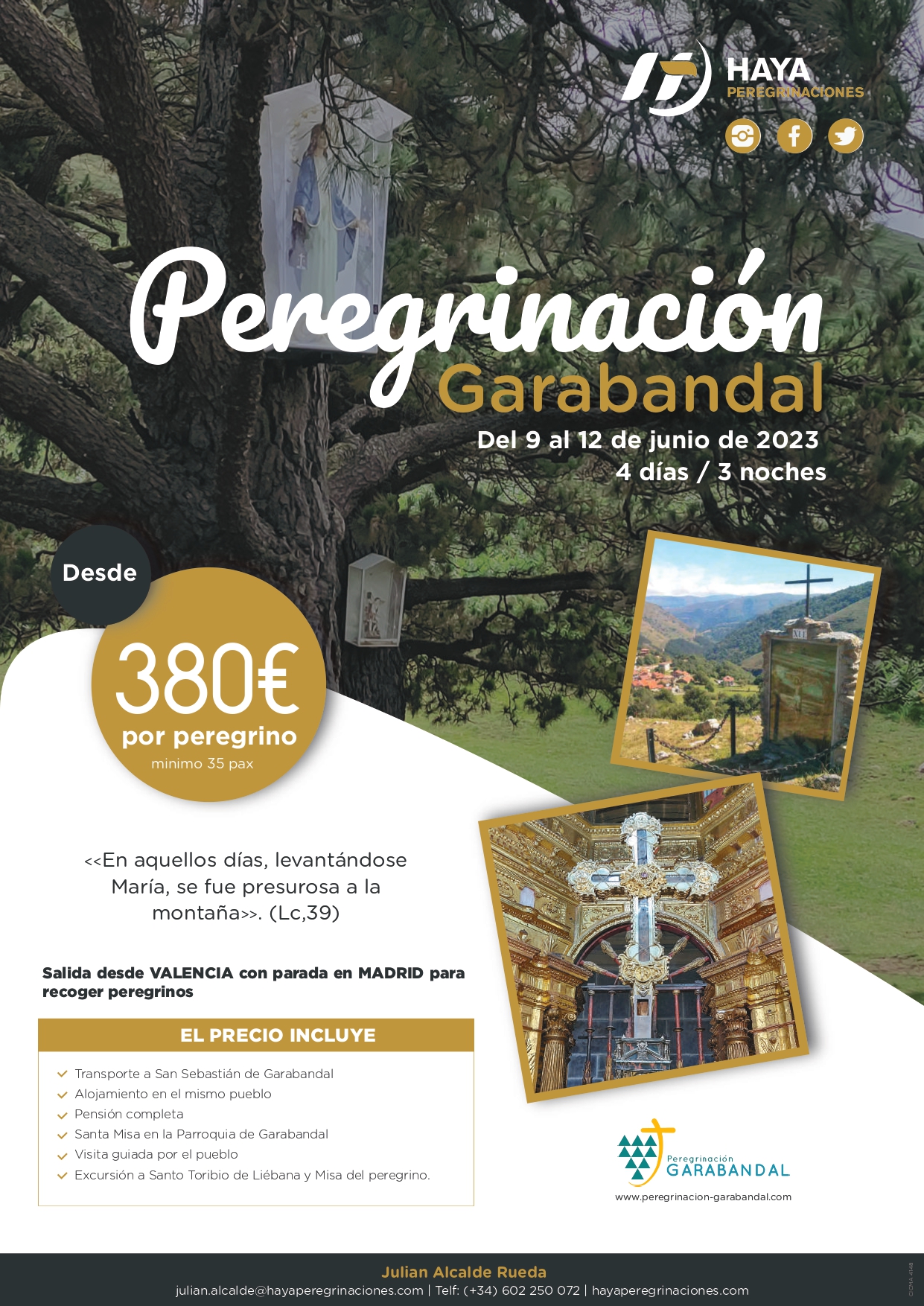 Peregrinación a Garabandal - Peregrinaciones Garabandal